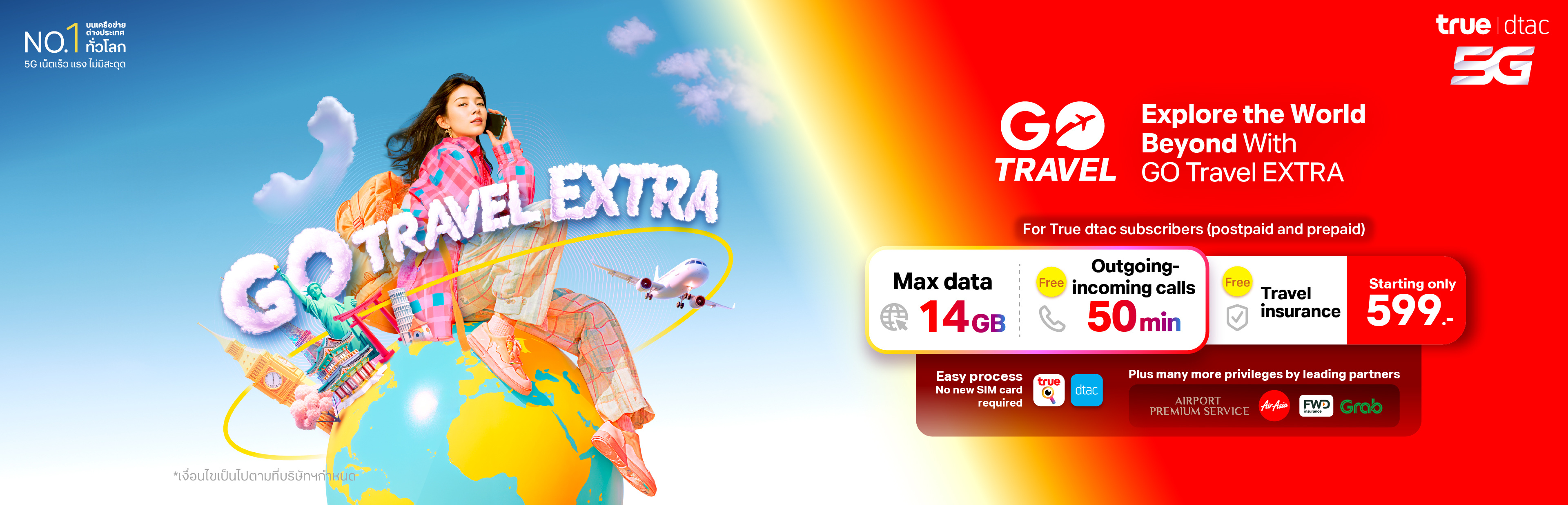 Travel abroad with Affordable Roaming Packages | True-dtac
