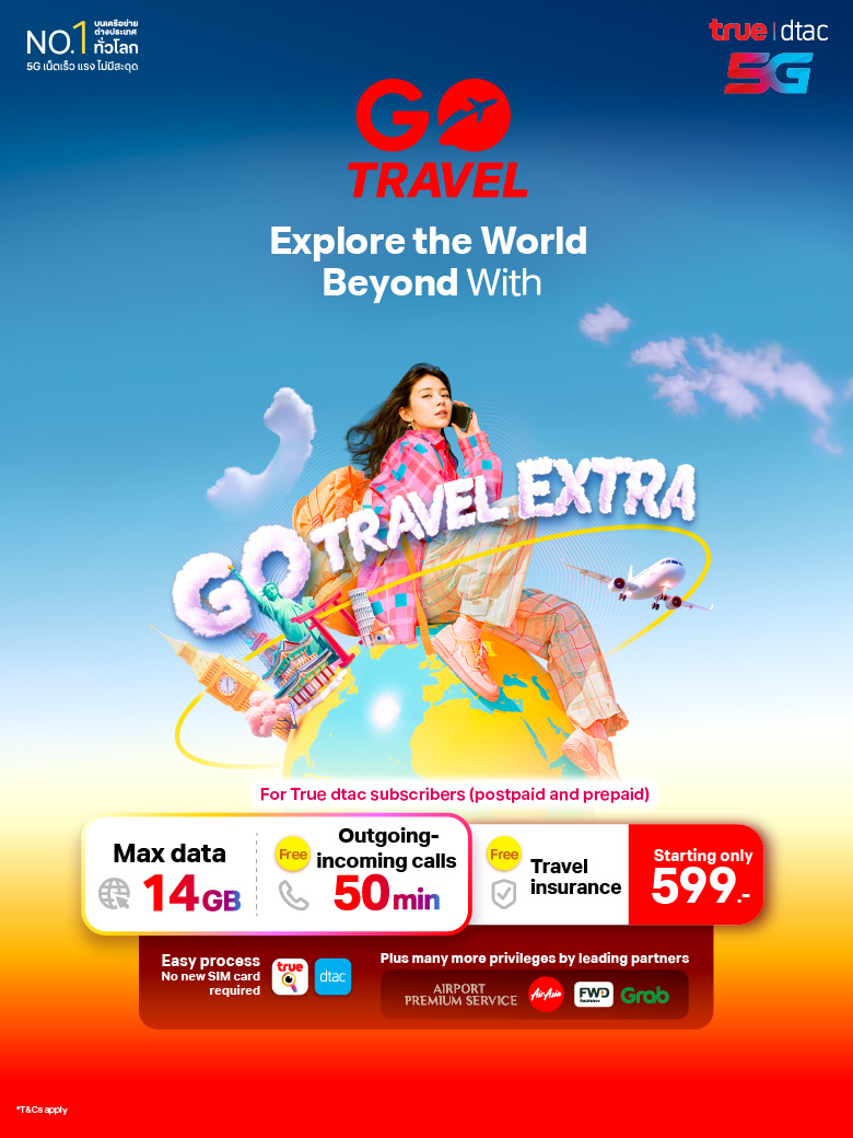 Travel abroad with Affordable Roaming Packages | True-dtac